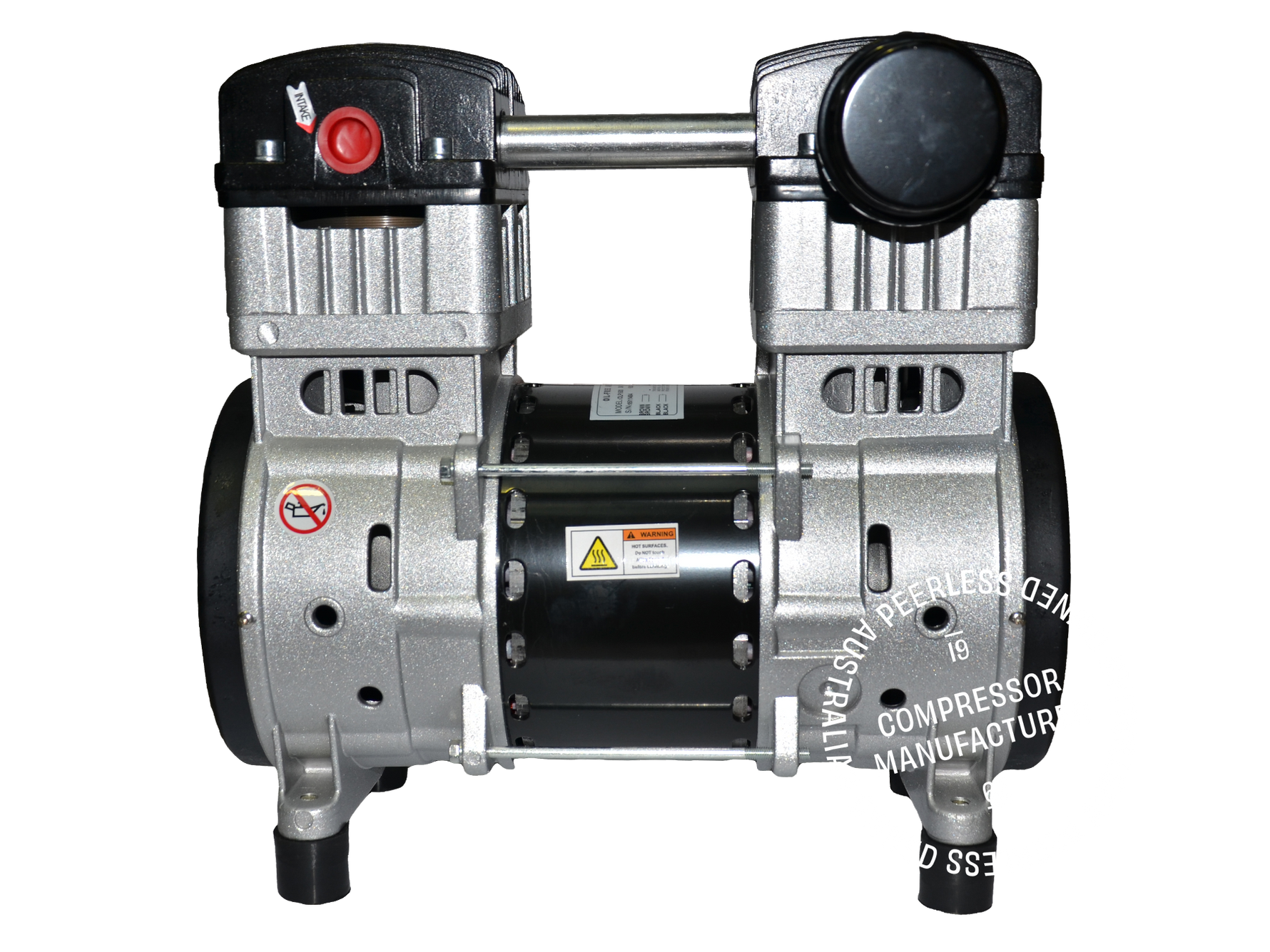 PO25 Single Phase Air Compressor: Oilless, Direct Drive, 10Amp, 15Amp,