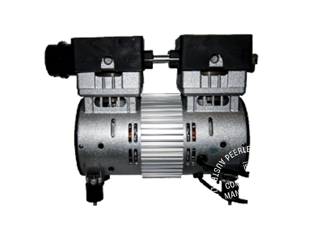 PB2000 Single Phase Air Compressor: Oilless, Direct Drive, 10Amp, 1HP,