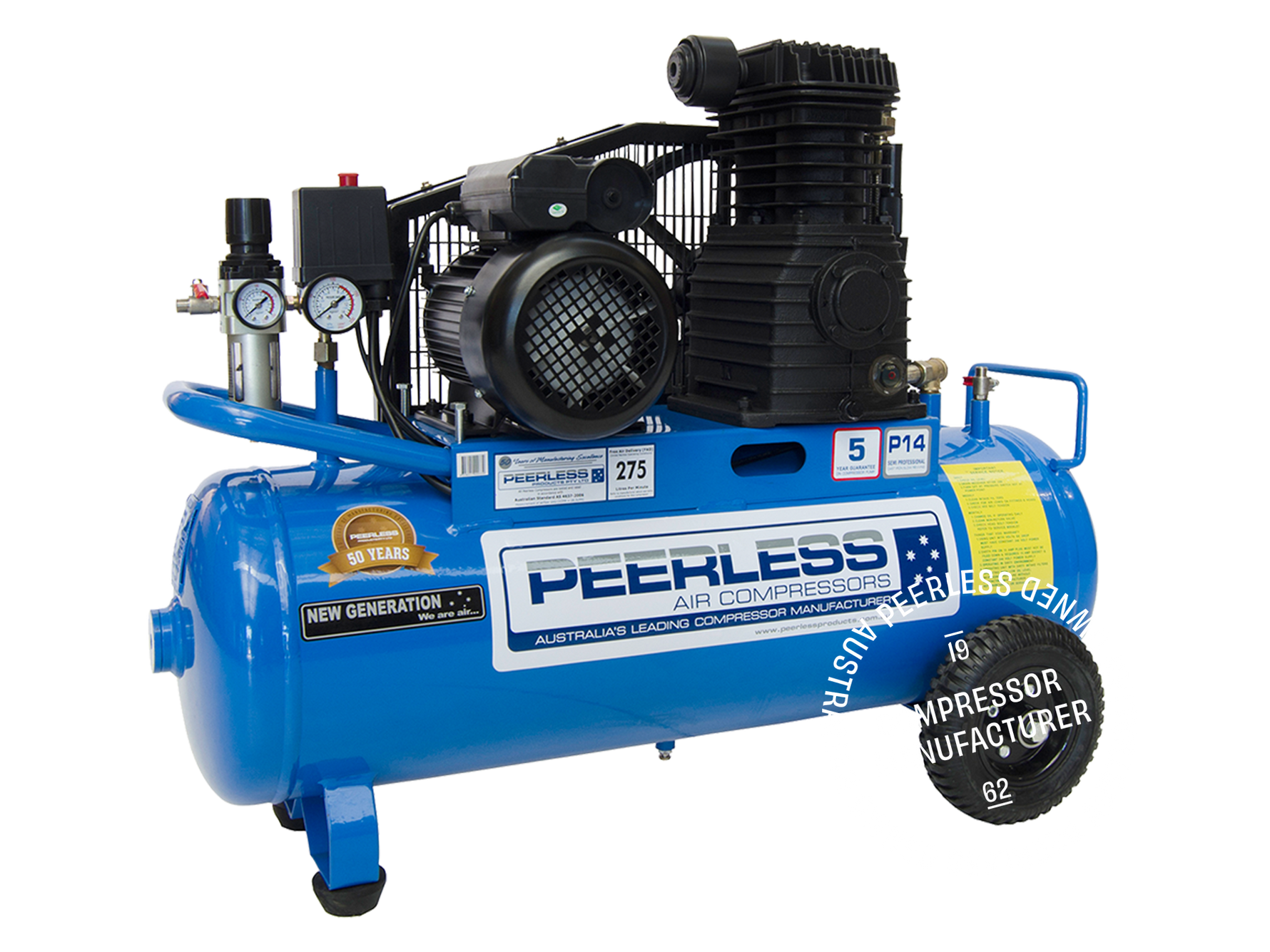 Single phase air compressors