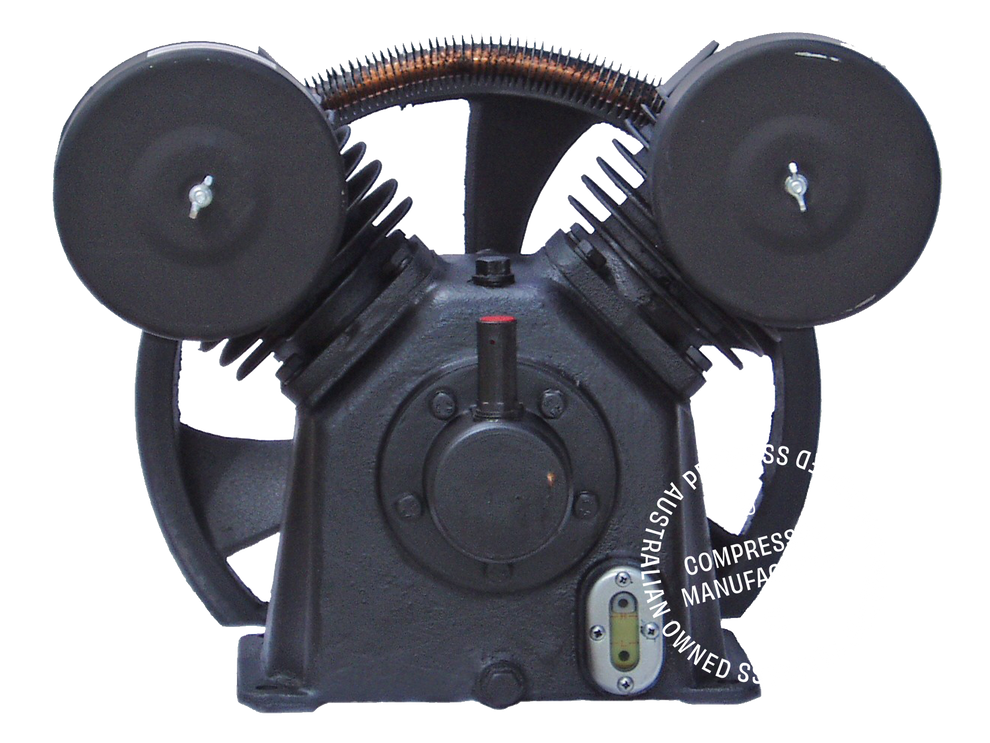 V80 Pump: Two Cylinder V Pump - for PV25 (Old Style) Air Compressor