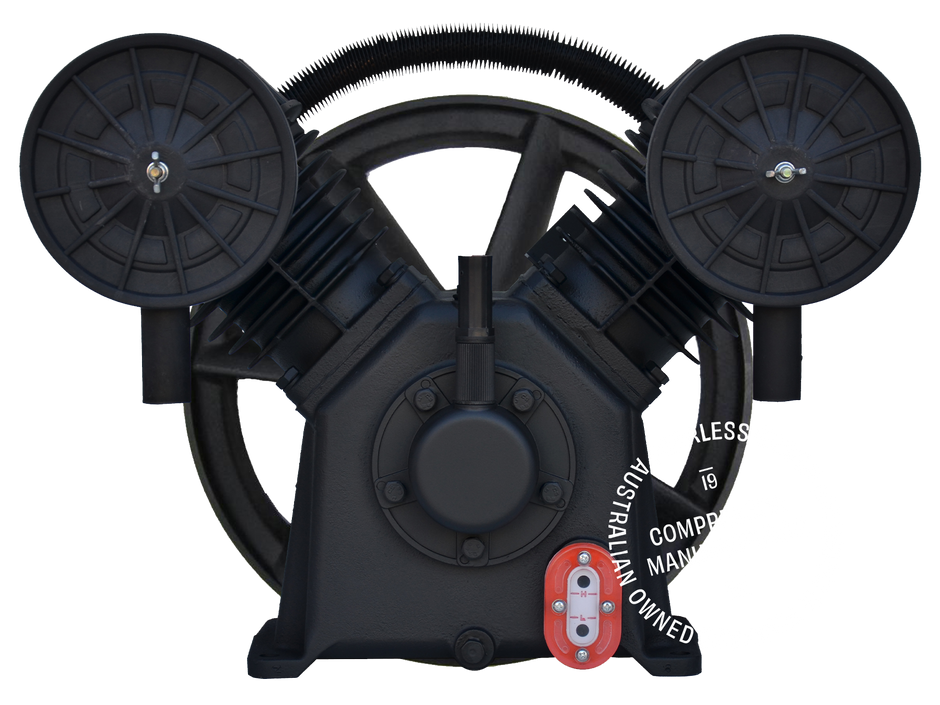 V90 Pump: Two Cylinder V Pump - for PV25 (New Style) Air Compressor