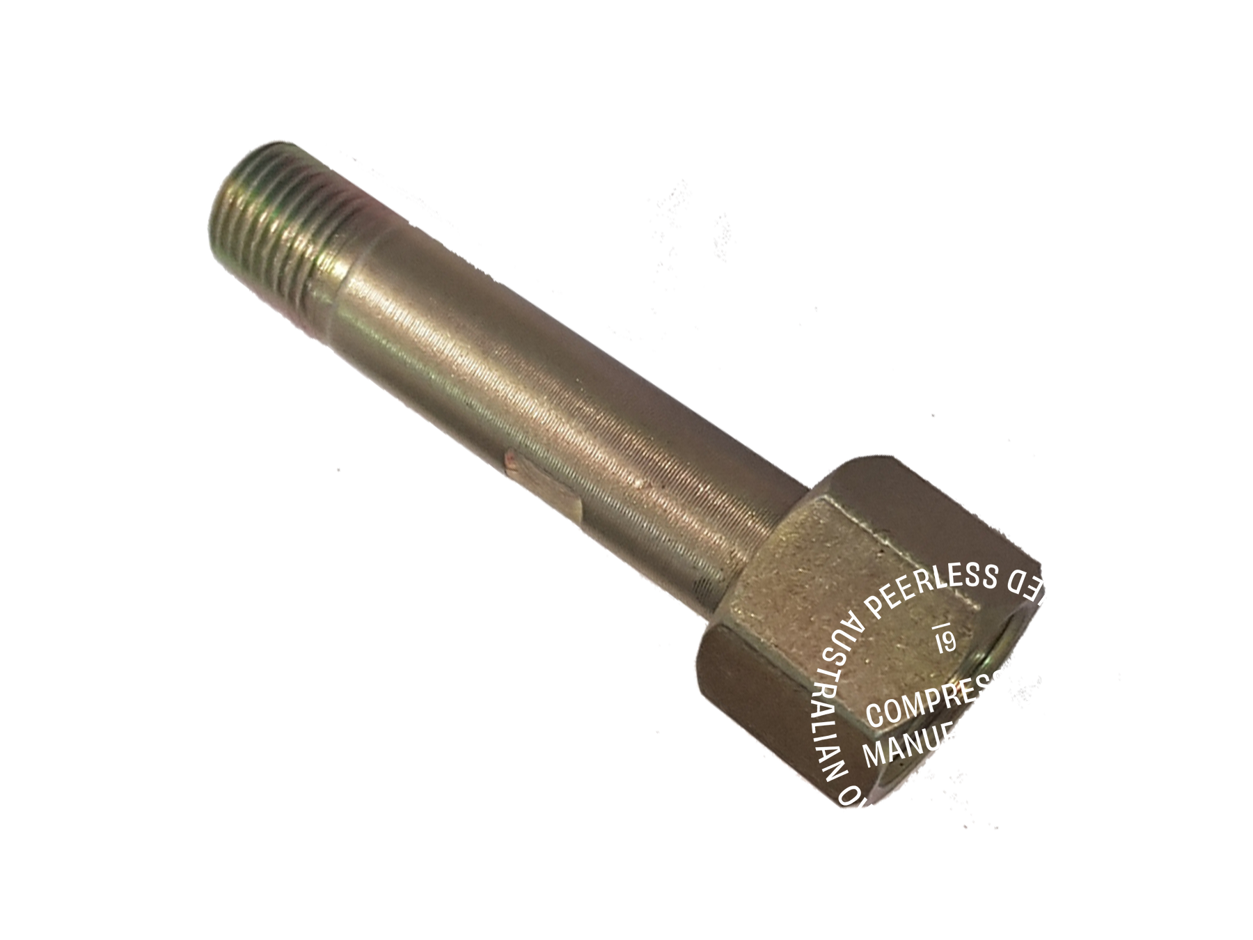 00545-3 Brass Pressure Switch Stem: 1/4"Male to 3/8"Female