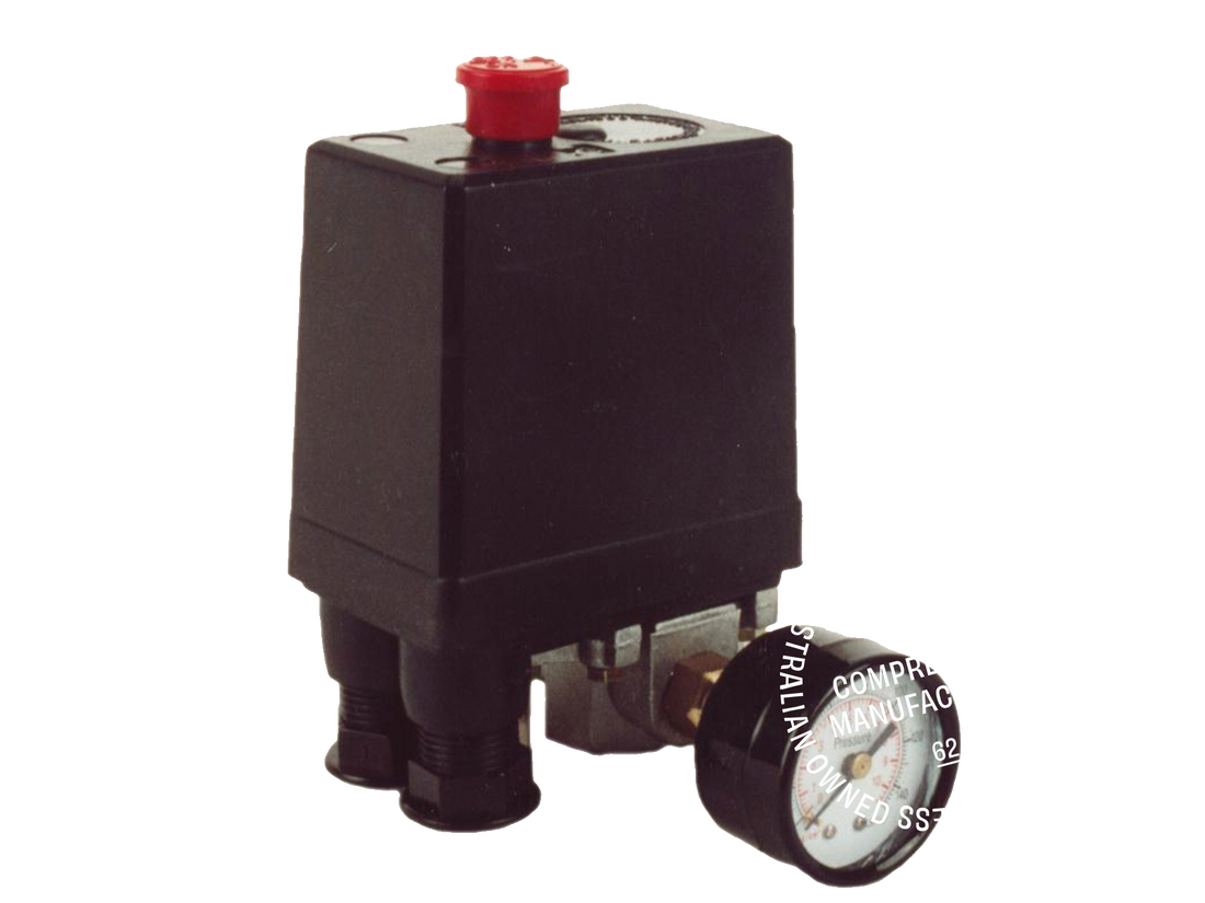 00545 Complete Pressure Switch Kit with Gauge, Safety Valve and Tap: 3