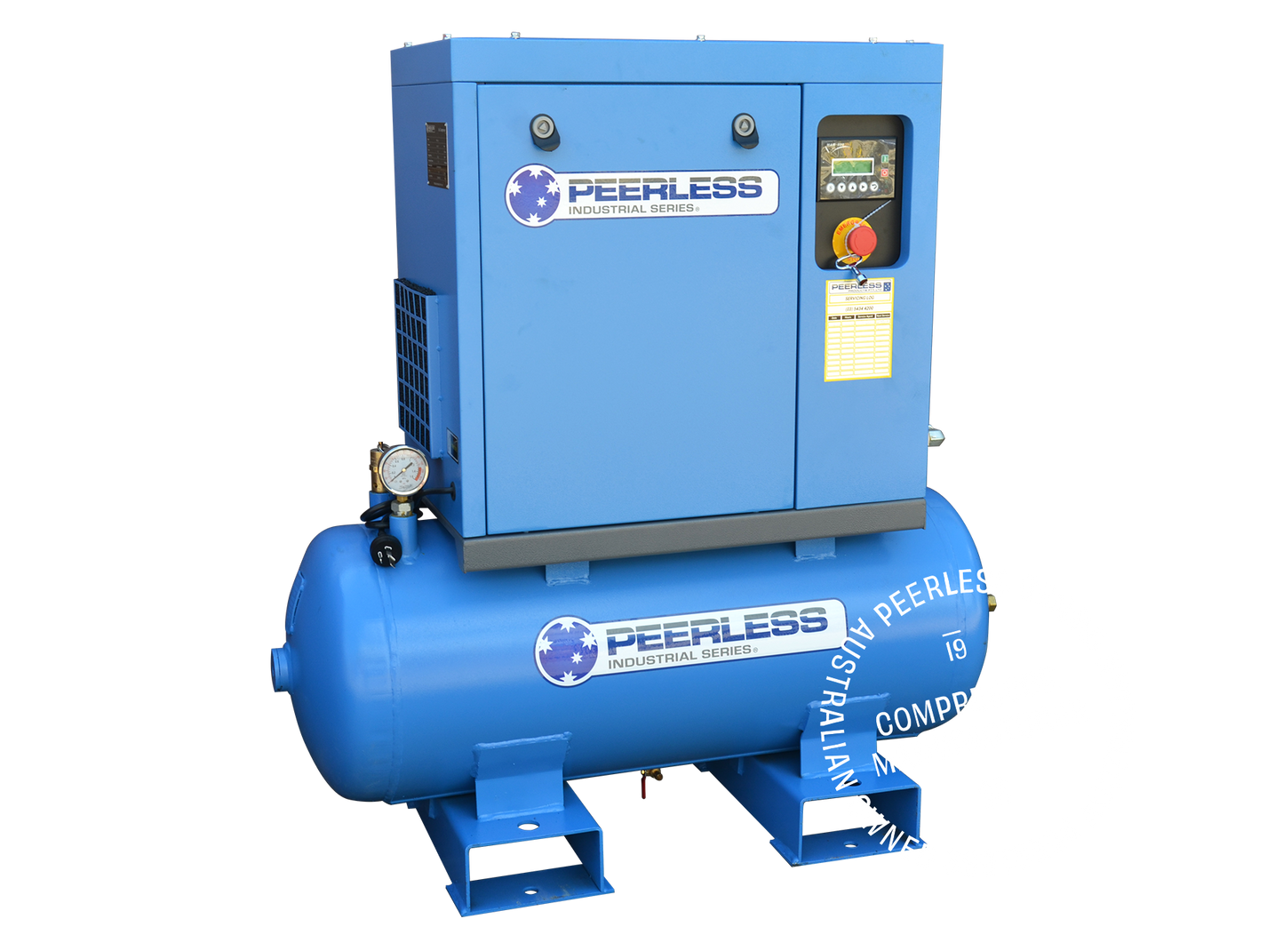 PS3/8 Single Phase Scroll Air Compressor: Direct Drive, 15Amp, 3HP, 32