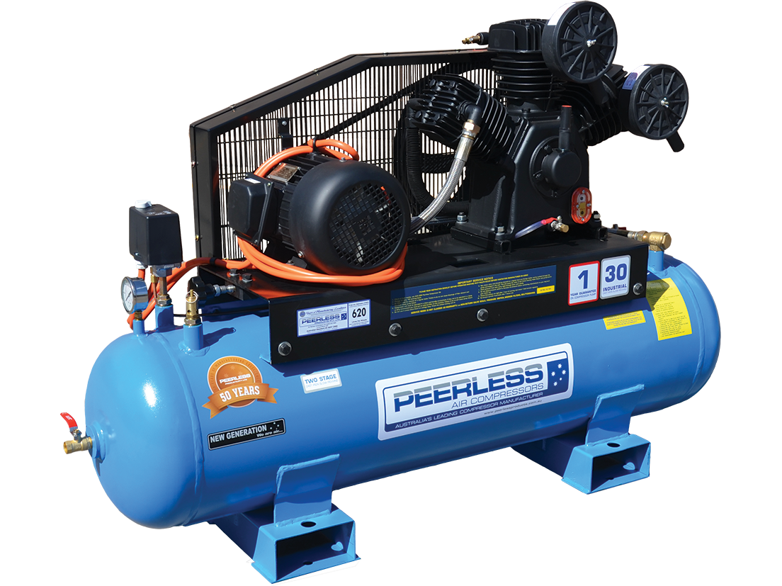 PHP30 Three Phase Air Compressor: Belt Drive, 5.5HP, 620LPM - for High