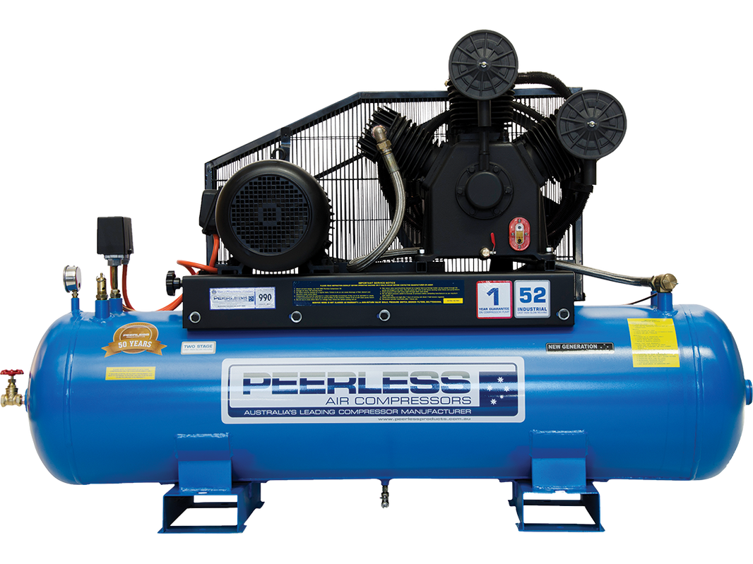 Three phase air compressors