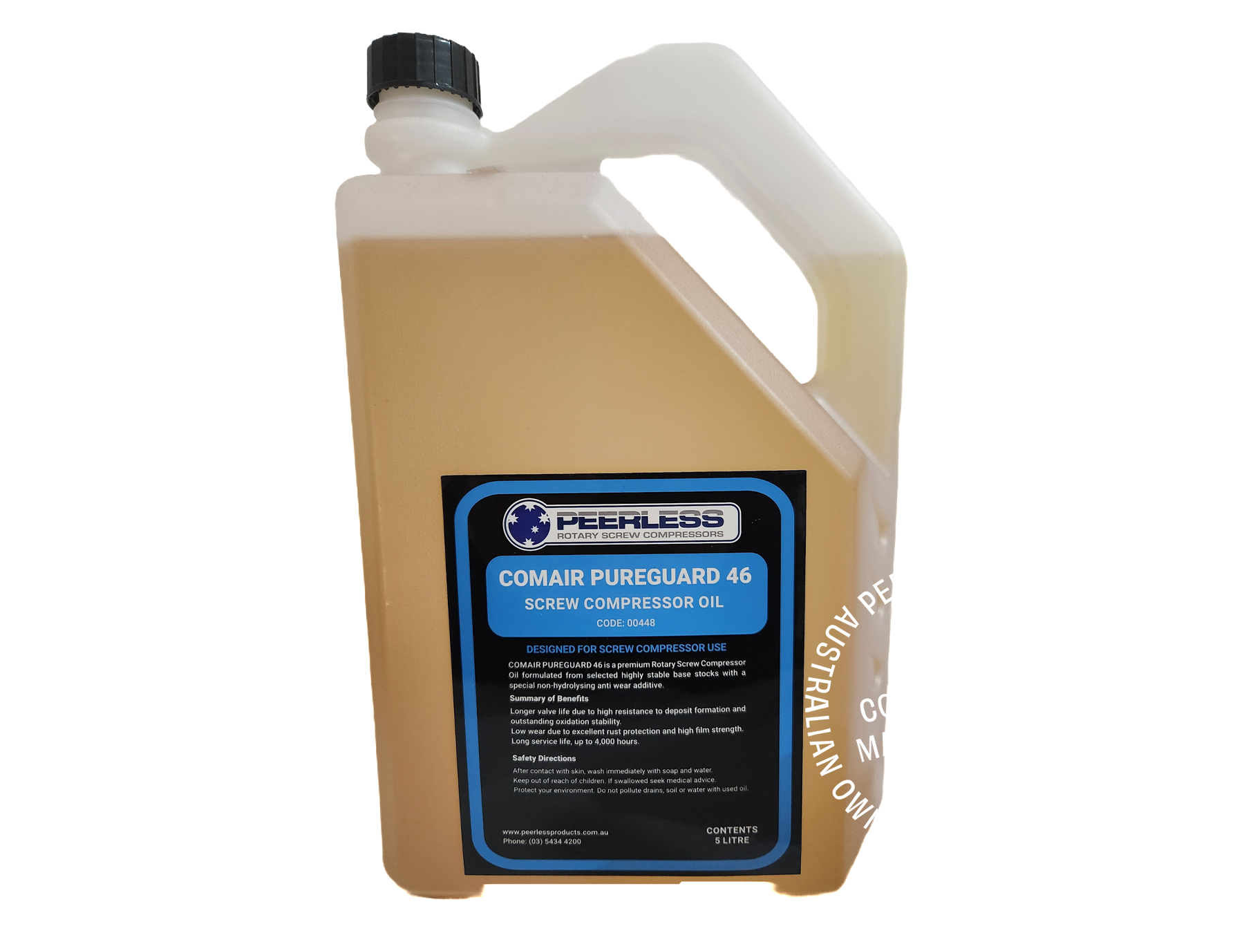Semi Synthetic Compressor Oil 2.5L/5L/20L: ISO 46 - for Rotary Screw A