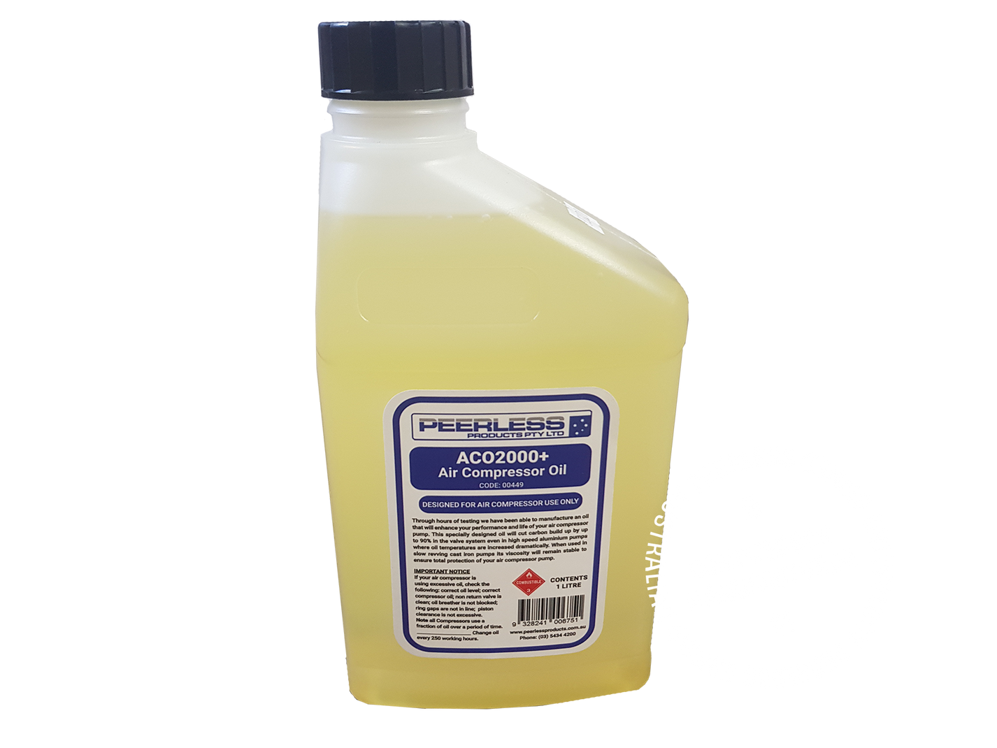 ACO2000+ Semi Synthetic Compressor Oil 1L/5L: ISO 100 - for Piston Air