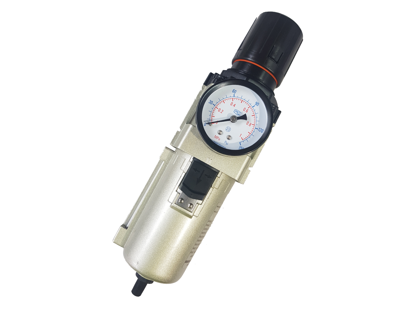 1/2" - 1" Water Trap Filter Regulator with Automatic Drain