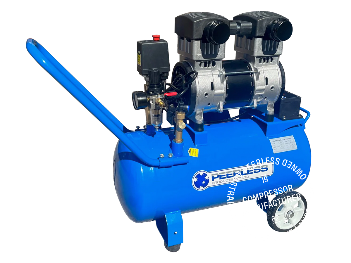 PO13 Single Phase Air Compressor: Oilless, Direct Drive, 10Amp, 175LPM