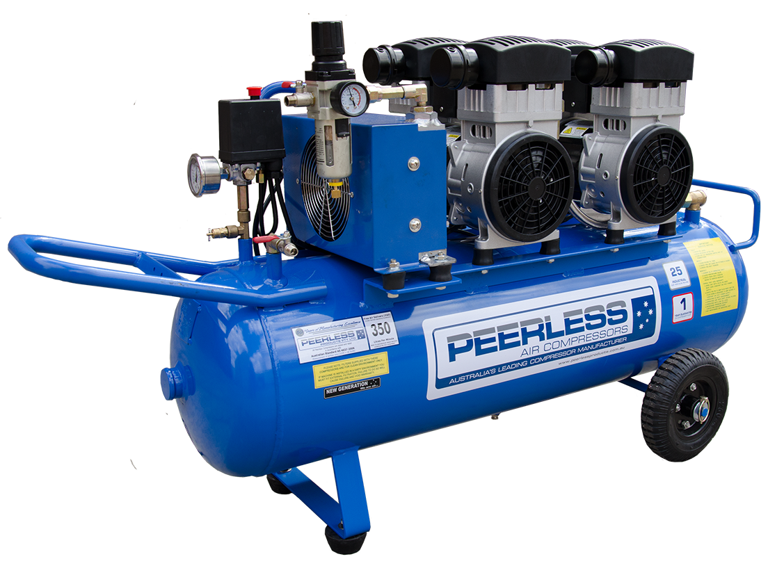 PO25 Single Phase Air Compressor: Oilless, Direct Drive, 10Amp, 15Amp,