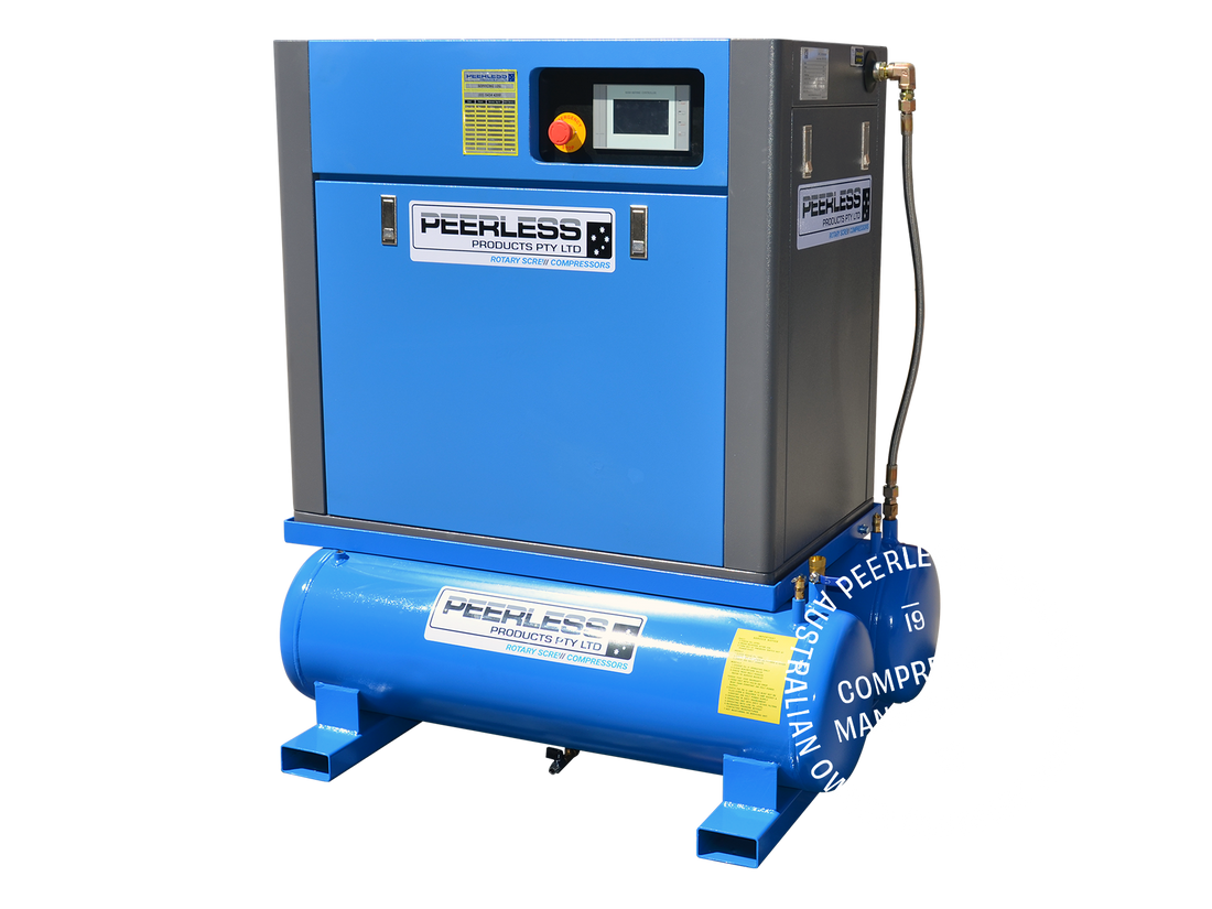 HQD10 Rotary Screw Air Compressor with Variable Speed: Direct Drive, 1