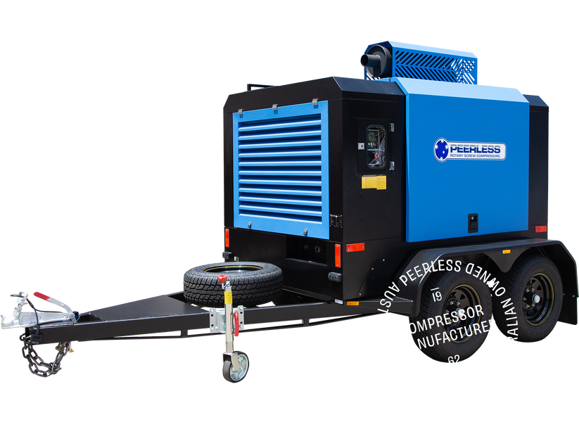 P420D Diesel Rotary Screw Air Compressor: Direct Drive, 160HP, 11886LP