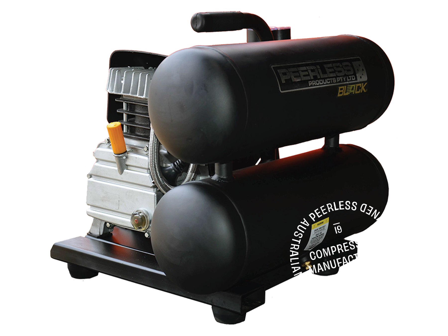 PB2500 Single Phase Air Compressor: Direct Drive, 10Amp, 2.5HP, 154LPM